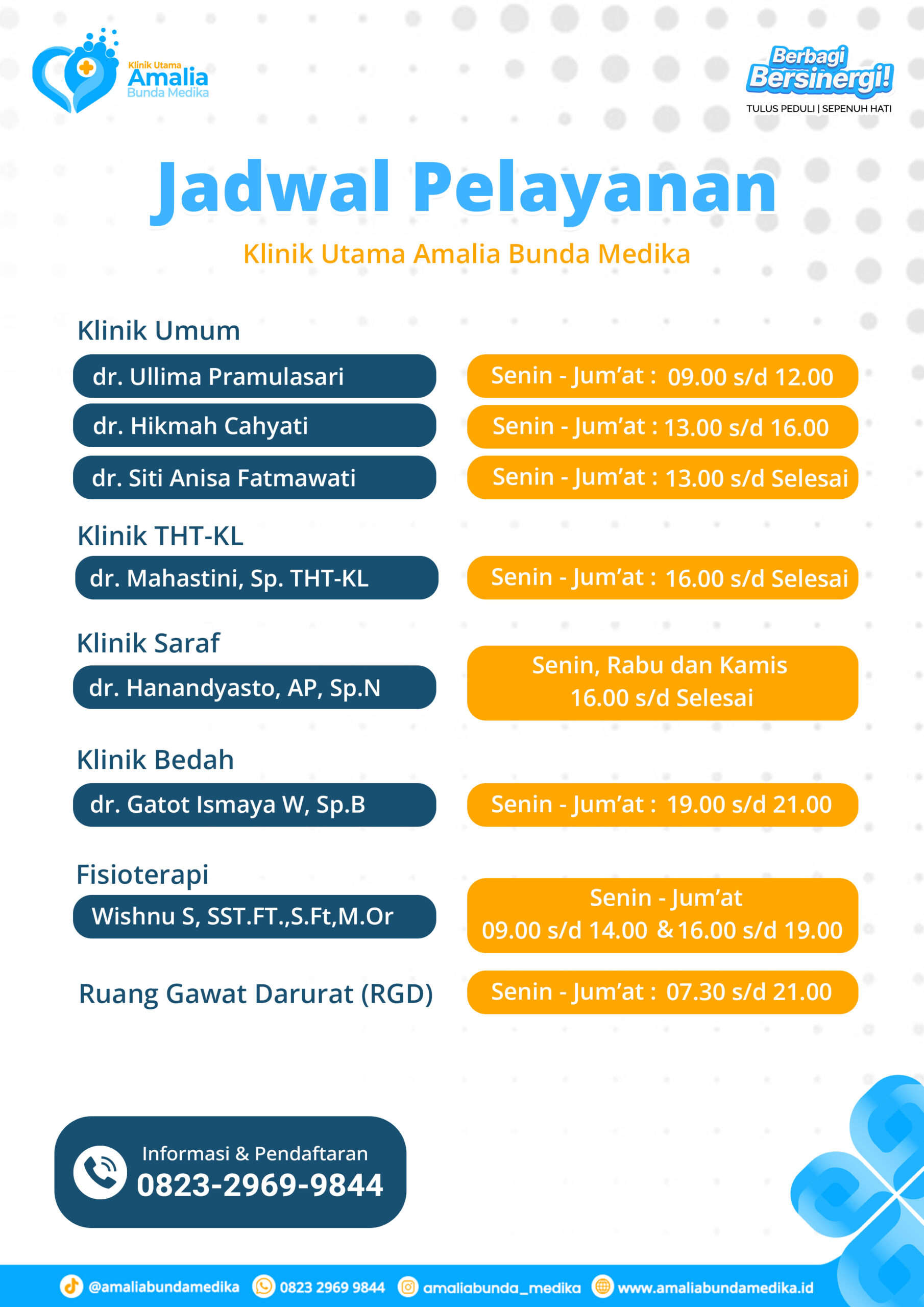 Jadwal Dokter - Amalia Bunda Medika